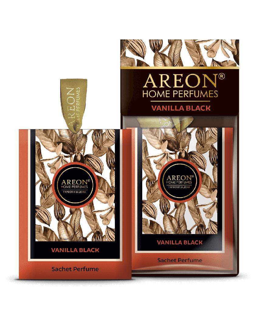 Areon Home Sachet Perfume Premium Vanilla Black | Areon Fresh